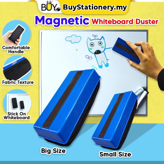 Magnetic White Board Duster Eraser Pemadam Papan Putih Magnetik - (1s ...