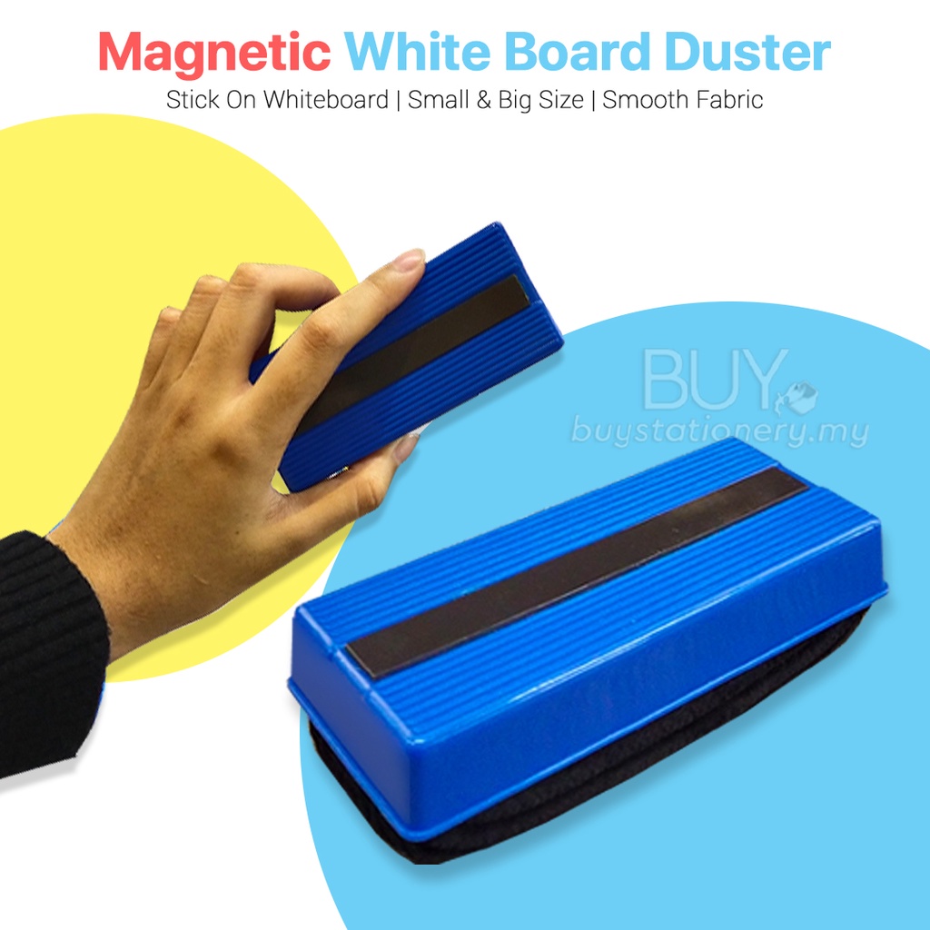 Magnetic White Board Duster Eraser Pemadam Papan Putih Magnetik - (1s ...