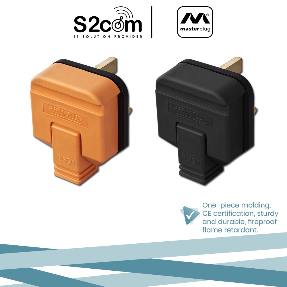 Masterplug 3 Pin UK Rewireable Heavy Duty Plug | Shopee Malaysia