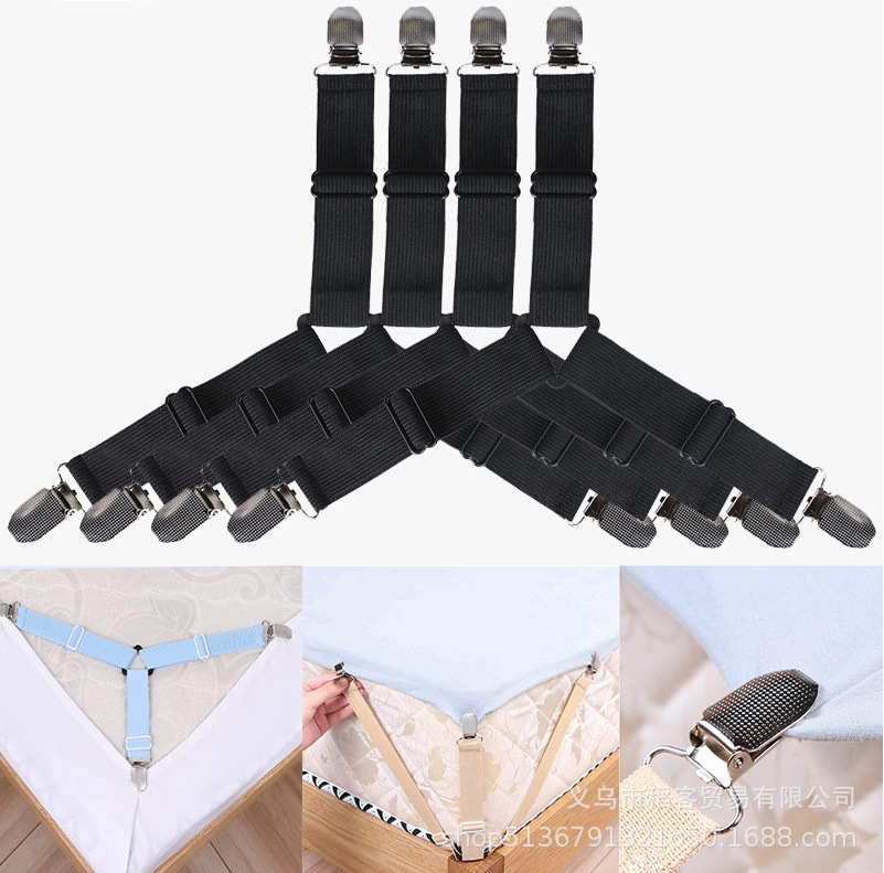 1Pcs Bed Sheet Clipper Bed Corner Holder Triangle-Elastic Fitted ...