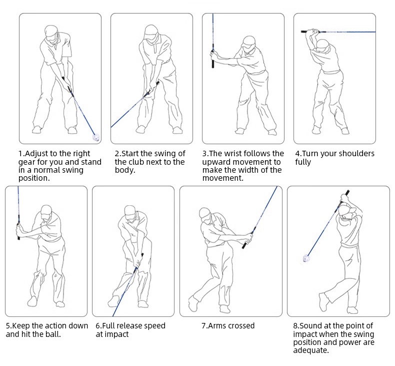 PGM HGB024 Golf Swing Stick Sound Training Stick Increase Swing Speed ...