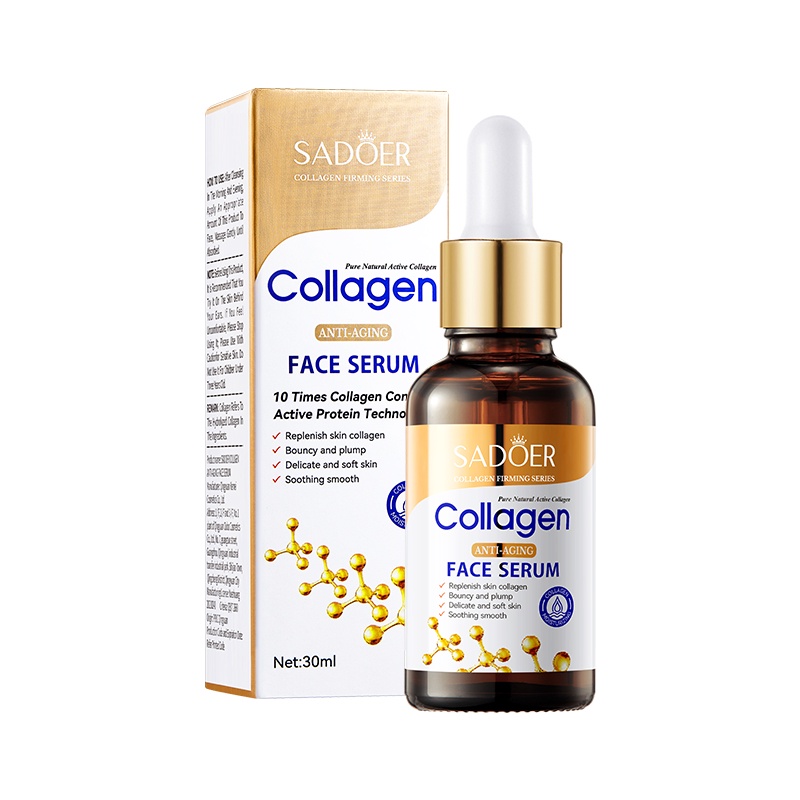 ROREC SADOER Collagen Anti-Aging Face Serum Moisturizing Brightening Hydrating Essence 30ml ...