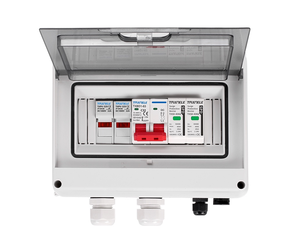 Solar photovoltaic PV DC Combiner Box Surge Lightning Protection 1 ...