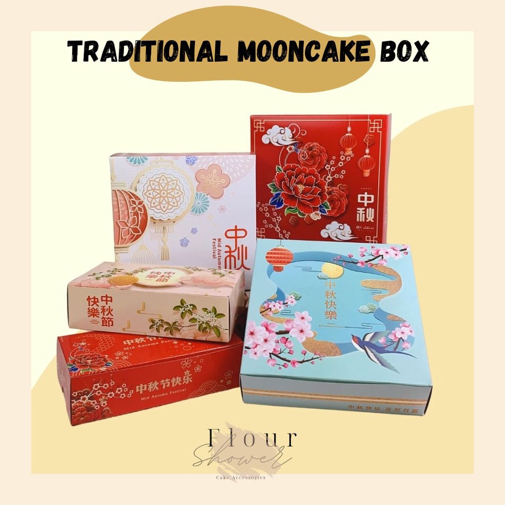 FS 10pcs Mooncake Packaging Box Mooncake Paper Bag | Traditional ...