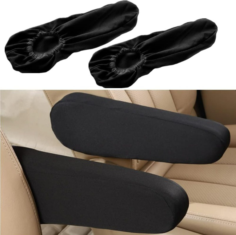 Car Front Seat Armrest Cover / Skin Friendly Elastic Cloth Covers ...