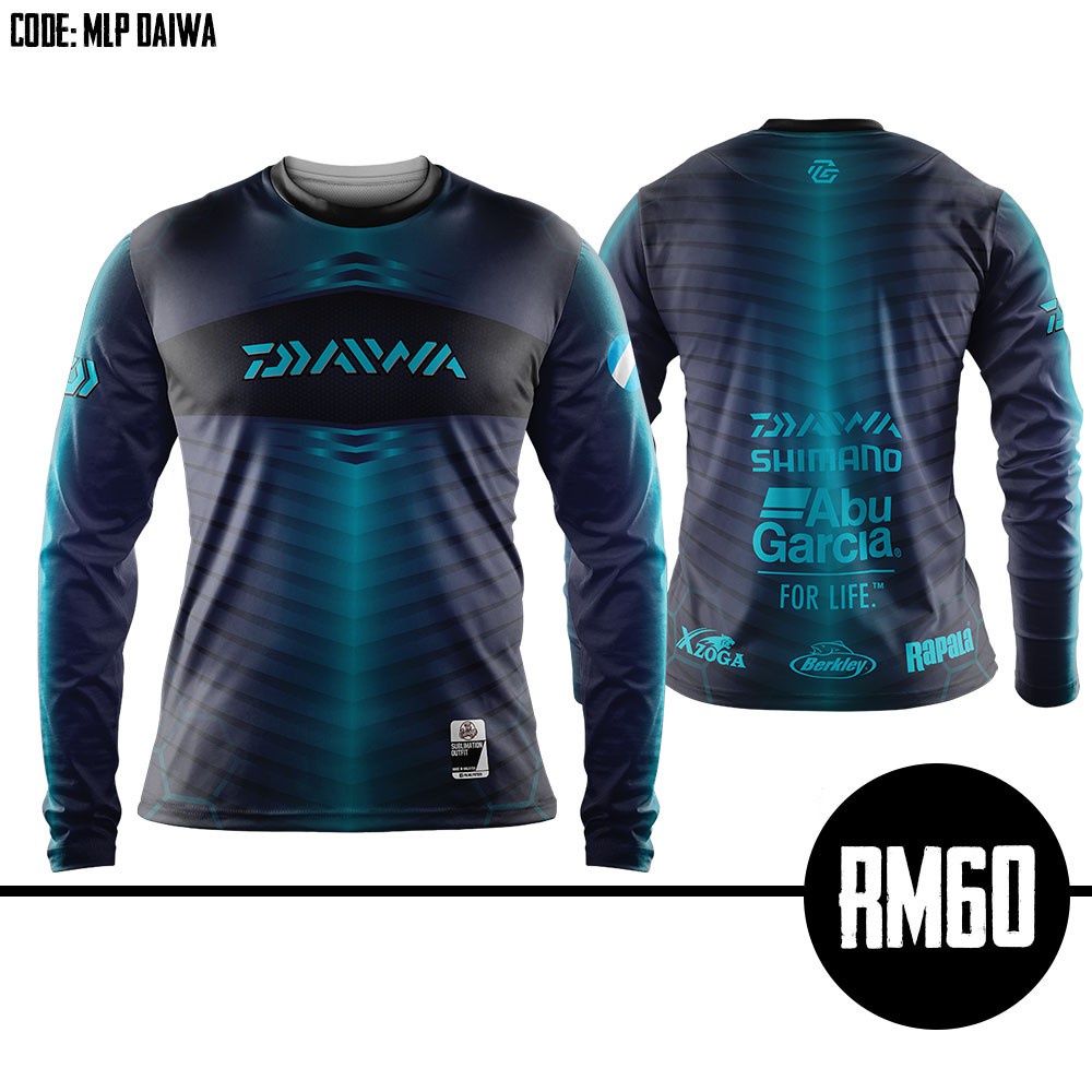 MLP Fishing Outfit | Baju Memancing | Fishing Jersey Abu Garcia Shimano ...