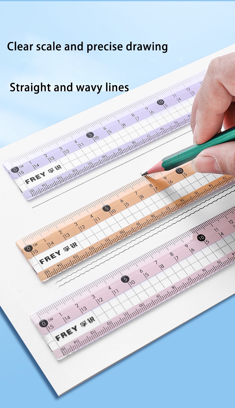 7PCS Compass Ruler Set Ruler Triangle Ruler School Supplies Practical ...