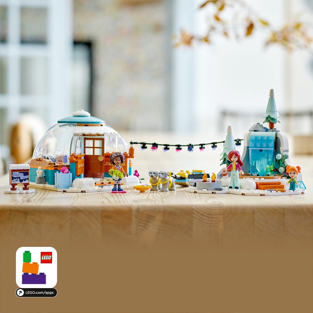 LEGO 41760 Friends Igloo Holiday Adventure Building Toy Set (491 Pieces ...