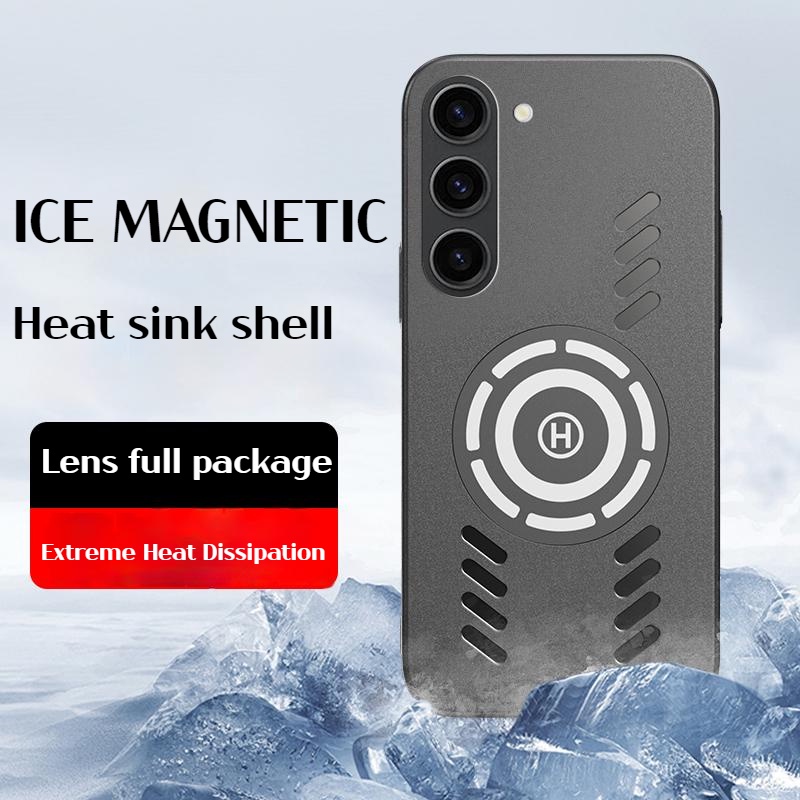Magnetic Cooling Phone Case For Samsung Galaxy S23 S22 Plus S23 S22 ...