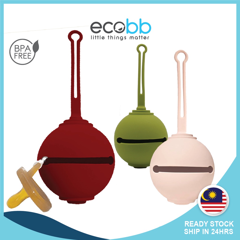 Baby Pacifier Case Silicone Pacifier Holder Pacifier Container Storage ...