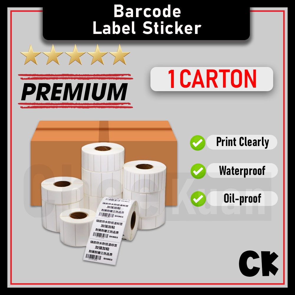 Barcode Label Sticker Price Tag Product Label Sticker Paper Thermal ...