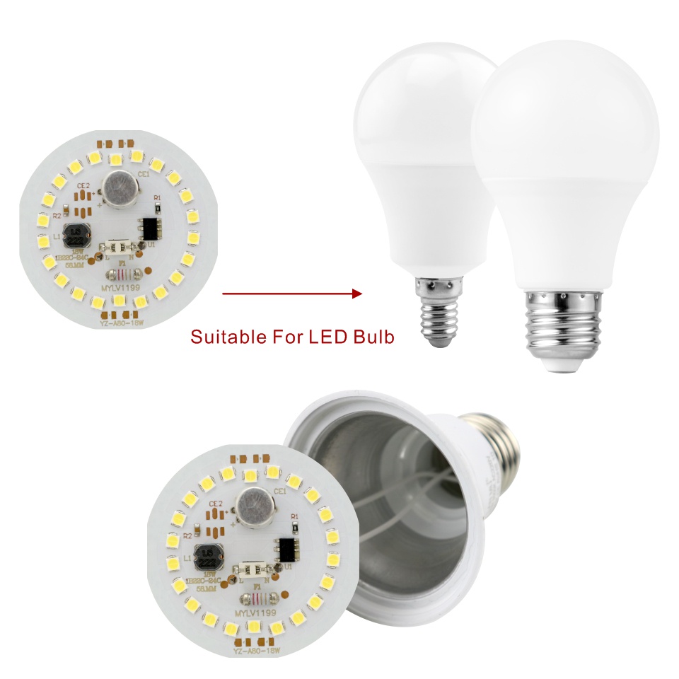 Got Liang LED Chip for Light Bulb 5W 7W 9W 12W 15W 18W 2835SMD DOB ...