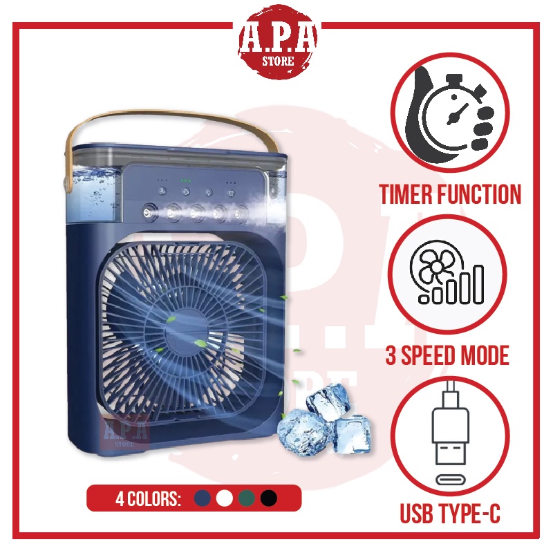 APA USB Mini Portable Air Humidifier Cooler Mist Fan Handle Portable ...