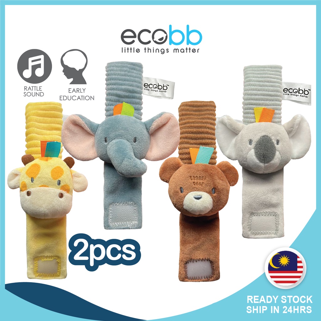 Baby Wrist Rattle Baby Hand Wrist Soft Rattle Baby Toys Baby Plush Toy ...