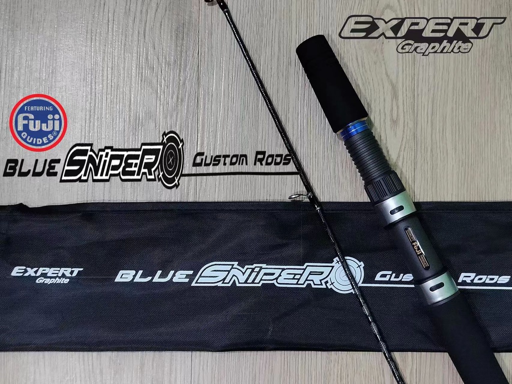 EXPERT GRAPHITE BLUE SNIPER SPINNING FISHING ROD | Shopee Malaysia