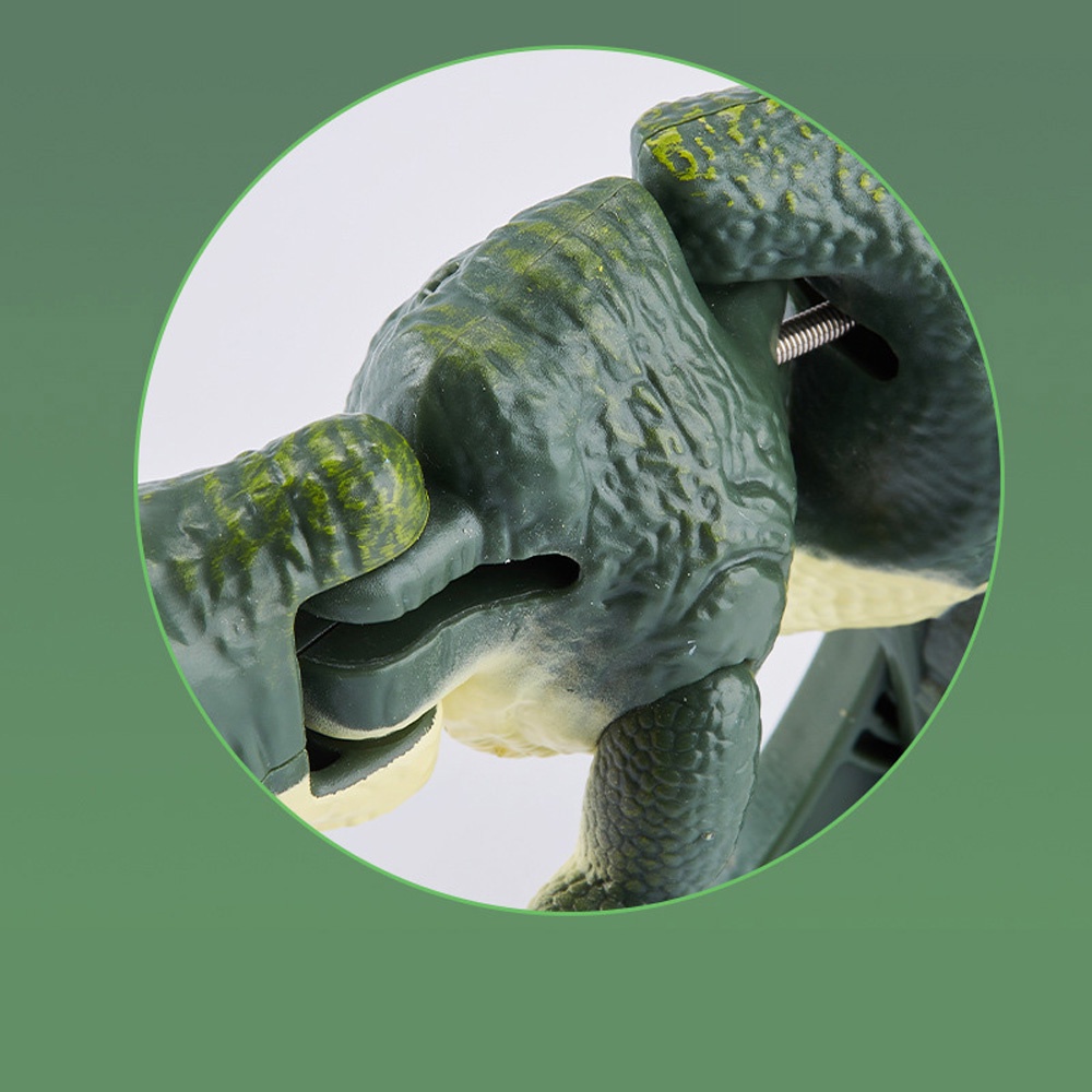 Funny Head and Tail Movements Explorative Telescopic Pressing Dinosaur ...