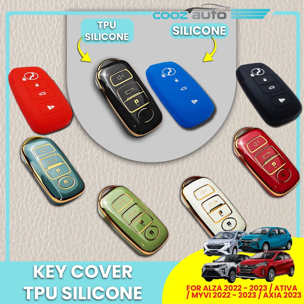 Car Perodua ALZA 2022 - 2023 AXIA 2023 ATIVA 2021 - 2023 Key Cover ...