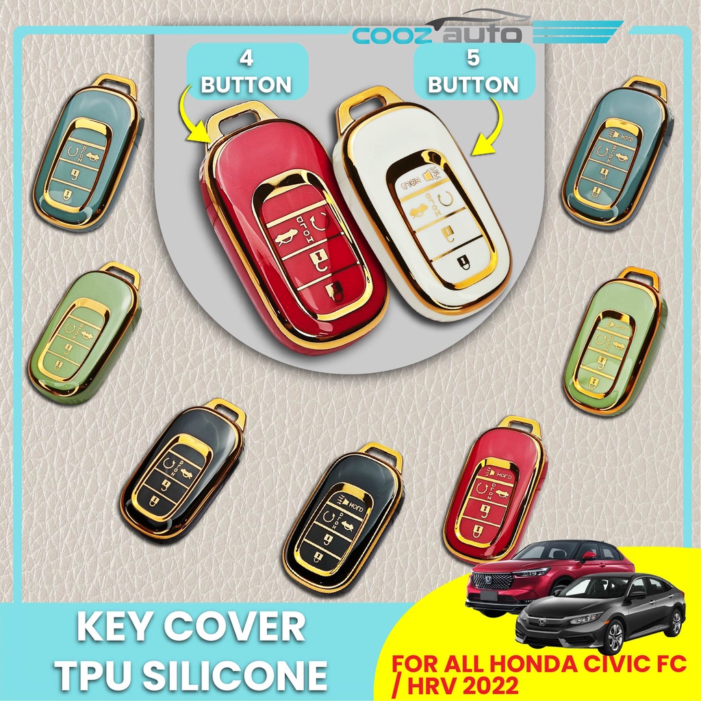 Car Honda All New CIVIC FC HRV 2022 2023 Key Cover Casing TPU Silicone ...