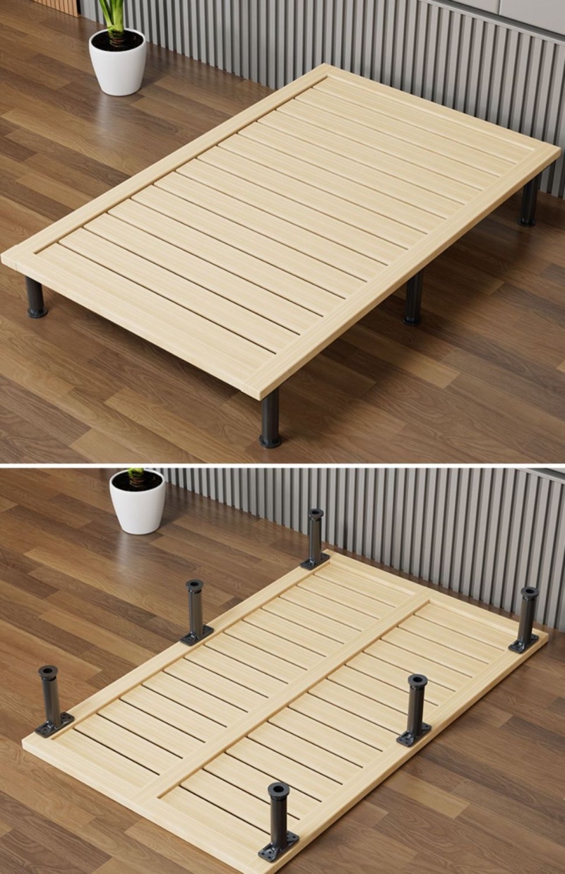 Bed Board Support Frame Load-bearing Bracket Under The Bed Supporter ...
