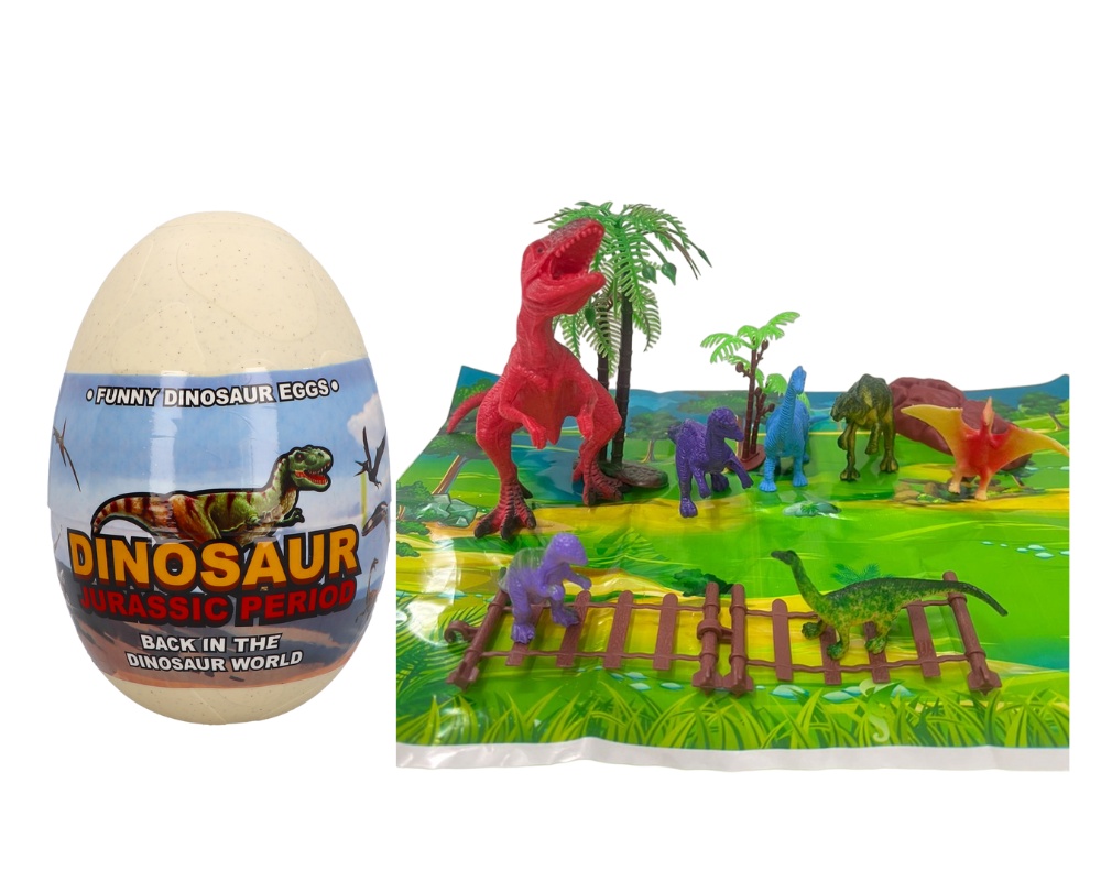 Big Egg, Map, and Small Dinosaurs Interactive Dinosaur Adventure ...