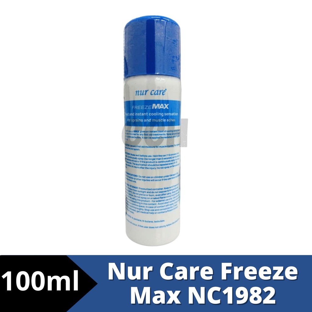 Nur Care Freeze Max Spray NC 1982 - 100ml | Shopee Malaysia