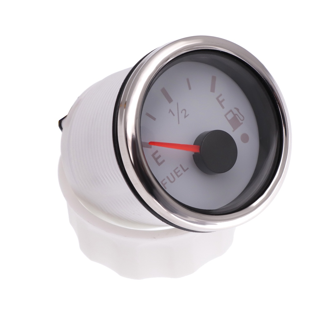 52mm Fuel Level Gauge With Alarm Light + 100mm-500mm Fuel Level Sensor ...