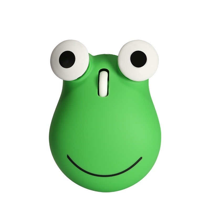 Wireless Cute Frog Mouse 2.4Ghz Computer Mouse Frog Shape Children's ...