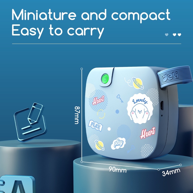 Deli Pencetak Terma Waybill Pejabat Deli Office Thermal Printer ...