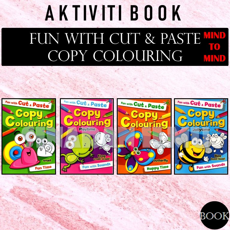 (SI)FUN WITH CUT & PASTE COPY COLOURING : JOLLYTIME | PLAYTIME | FUN ...