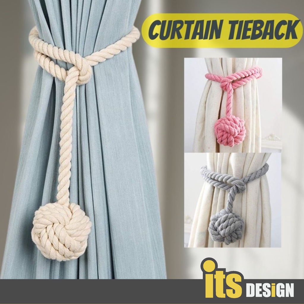🔥Pengikat Langsir Tali Ikat Langsir Curtain Tie Belt Curtain Tieback ...