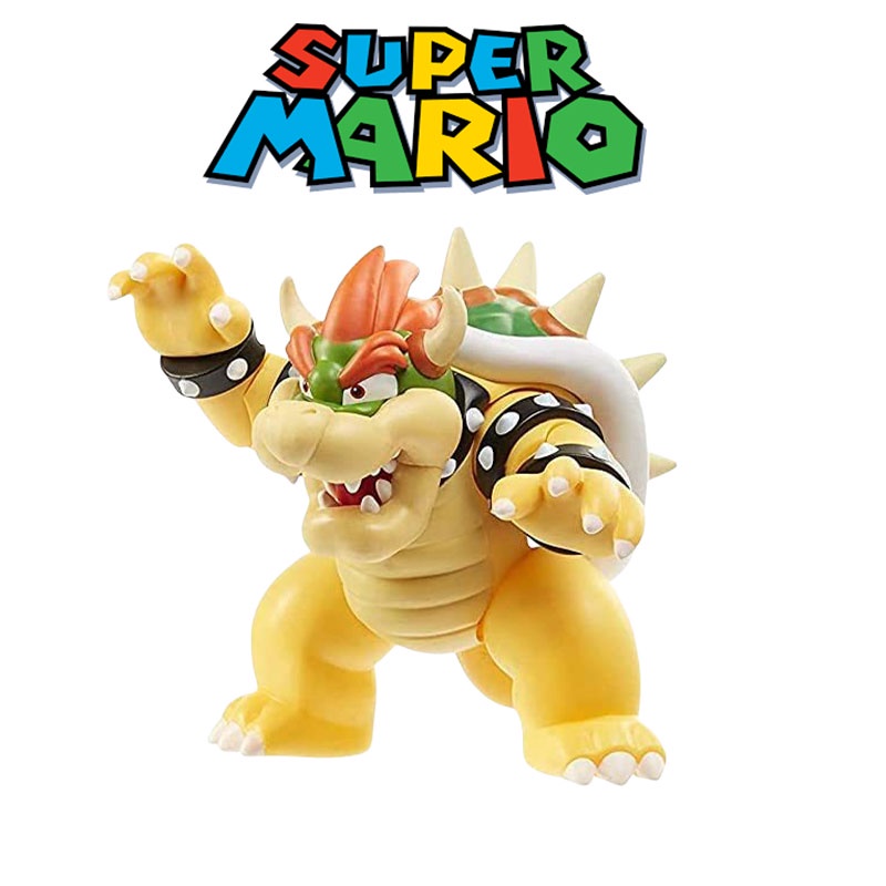 Super Mario Bowser Cartoon Character Figure 10cm Height Pvc Collectible ...