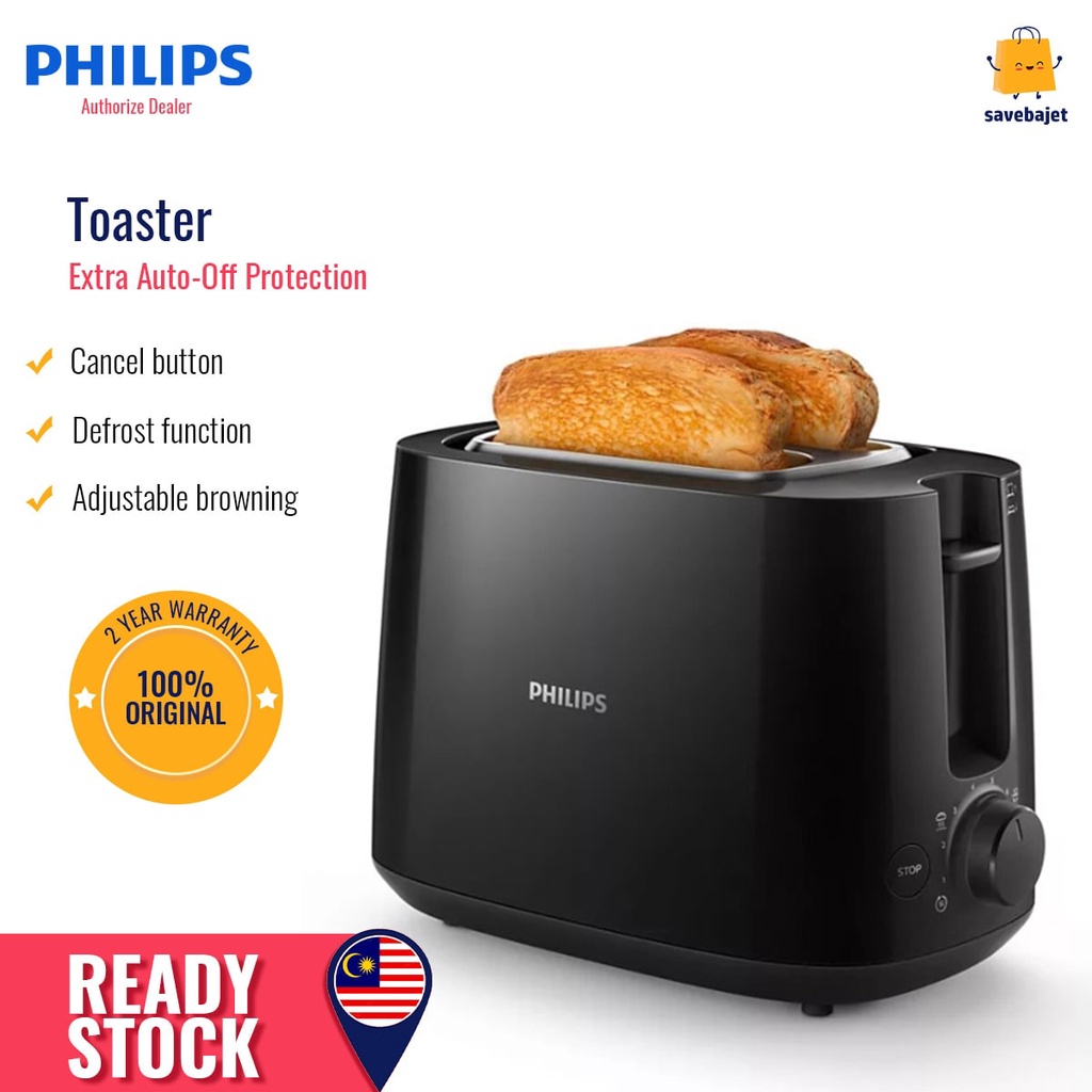 PHILIPS Daily Collection Toaster 2 Slot HD2581 HD2581/91 | Shopee Malaysia