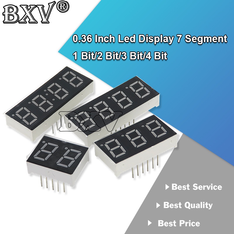 New 0.36 Inch Led Display 7 Segment 1 Bit/2 Bit/3 Bit/4 Bit Digit Tube ... New 0.36 Inch Led Display 7 Segment 1 Bit/2 Bit/3 Bit/4 Bit Digit Tube ...