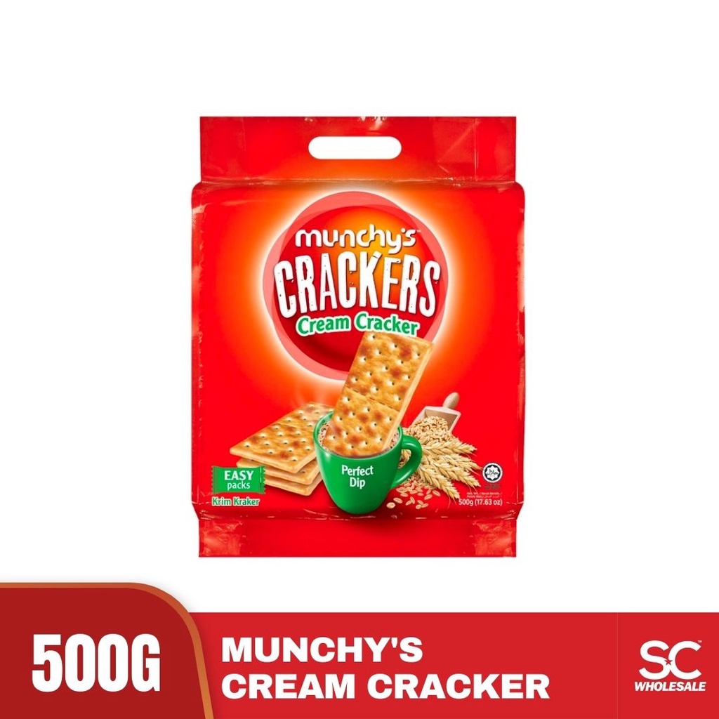 Munchy's Crackers Cream Cracker 500g | Shopee Malaysia