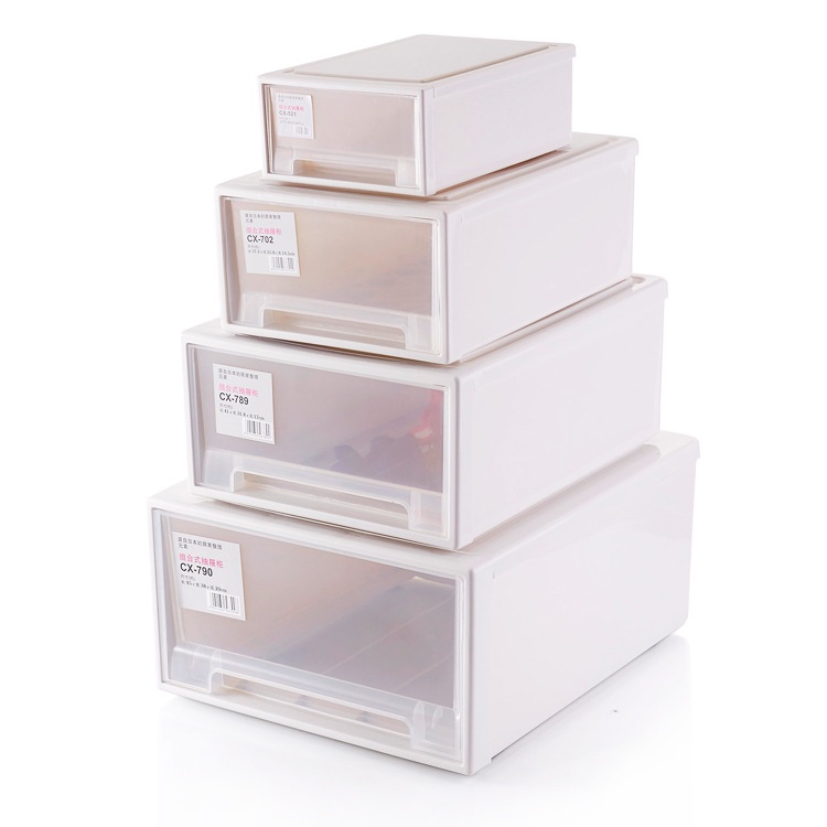 COLOGO 🥇 Transparent Drawer Storage Box Creative Combination Organizer ...