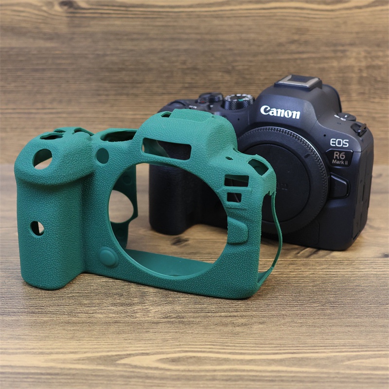 Soft Silicone Rubber Camera Body Cover Case For Canon EOS R6 Mark II ...