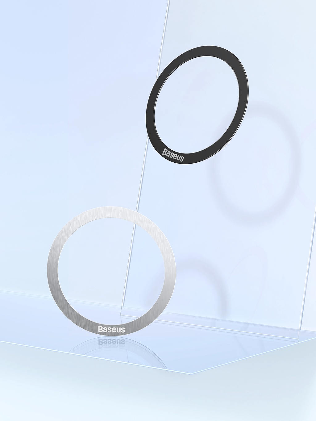 Baseus Magnetic Sticker For Wireless Charger Metal Plate Ring For ...