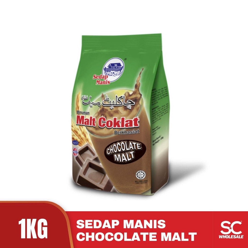 Sedap Manis Minuman Coklat Malt Powder 900g | Shopee Malaysia