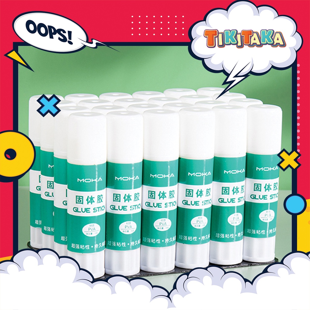Non Toxic And Strong Adhesive MoKa Glue Stick Fast Dry PVA Safe Grade ...