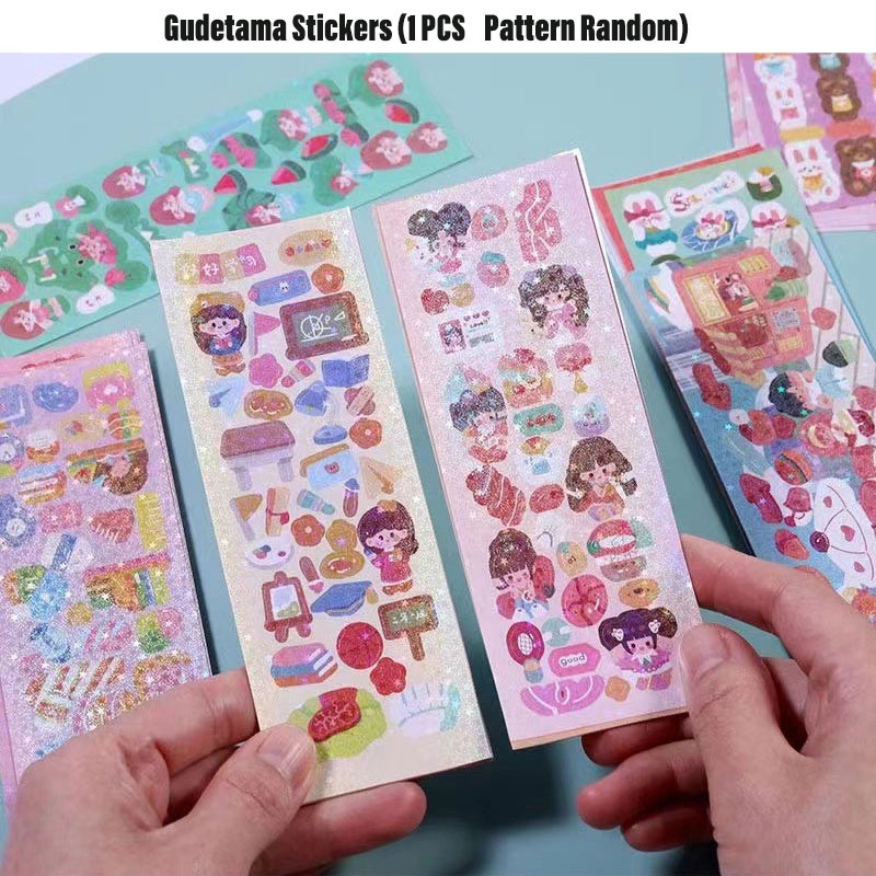 New Cartoon Gudetama Stickers Guka DIY Personalized Stationery Kids ...