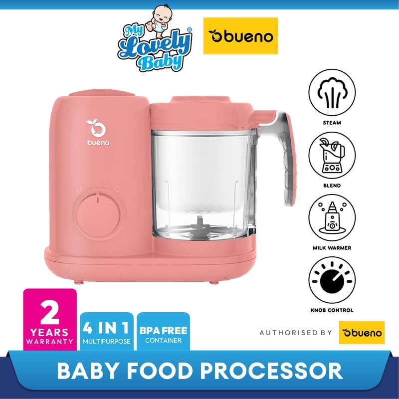 Bueno 4 in 1 Baby Manual Food Processor Multifunctional Blender Steam ...