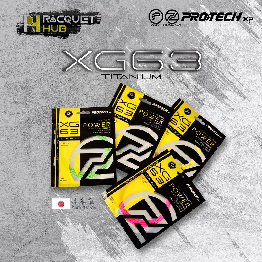 PROTECH New Spiral Technology Performance String - XG63Ti (0.63mm ...