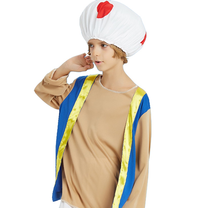 Super Mario Bros Toad Cosplay Costume For Kids Boy Halloween Christmas ...