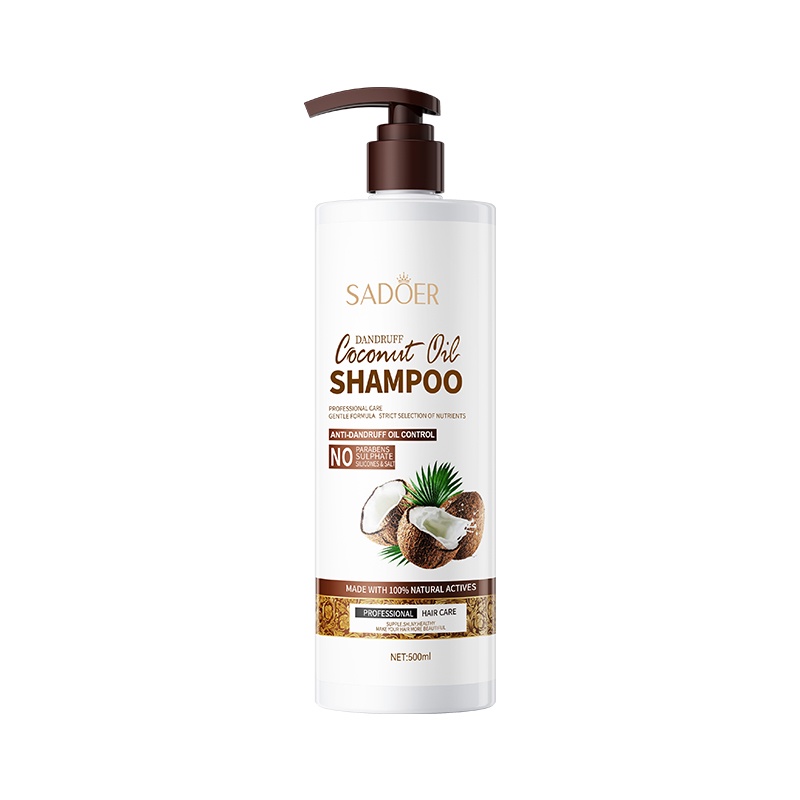 ROREC SADOER Dandruff Coconut Oil Shampoo Nourishing Smooth Fluffy Anti-Dandruff Oil Control ...