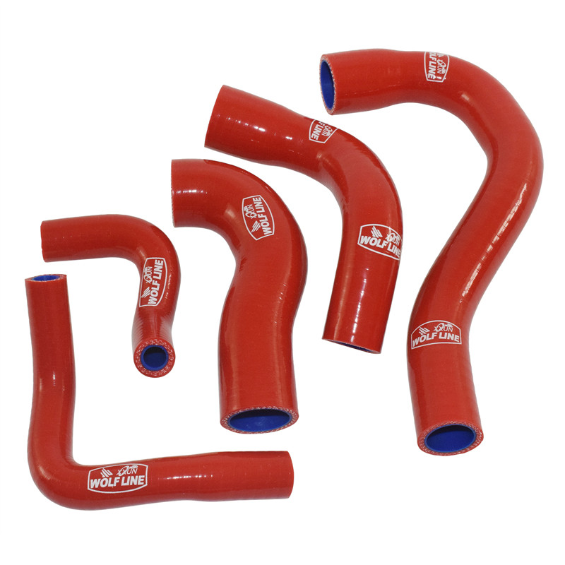5pcs Radiator Hoses Water Coolant Tube Silicone Pipes For Yamaha MT-09 ...
