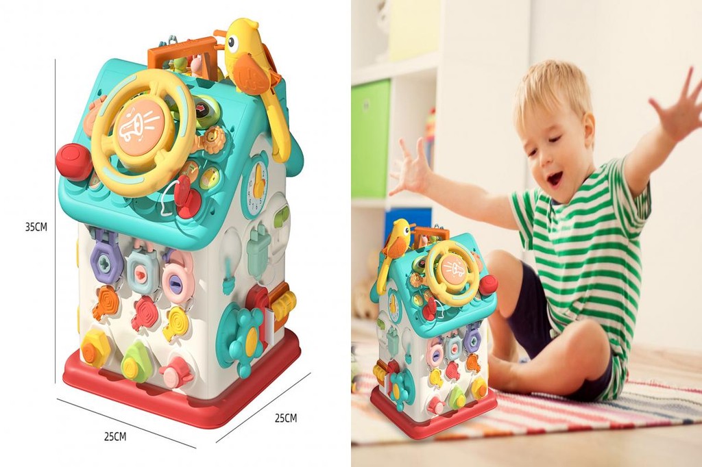 Six-sided Busy House Toddler Busy House Interactive Led Light Busy ...