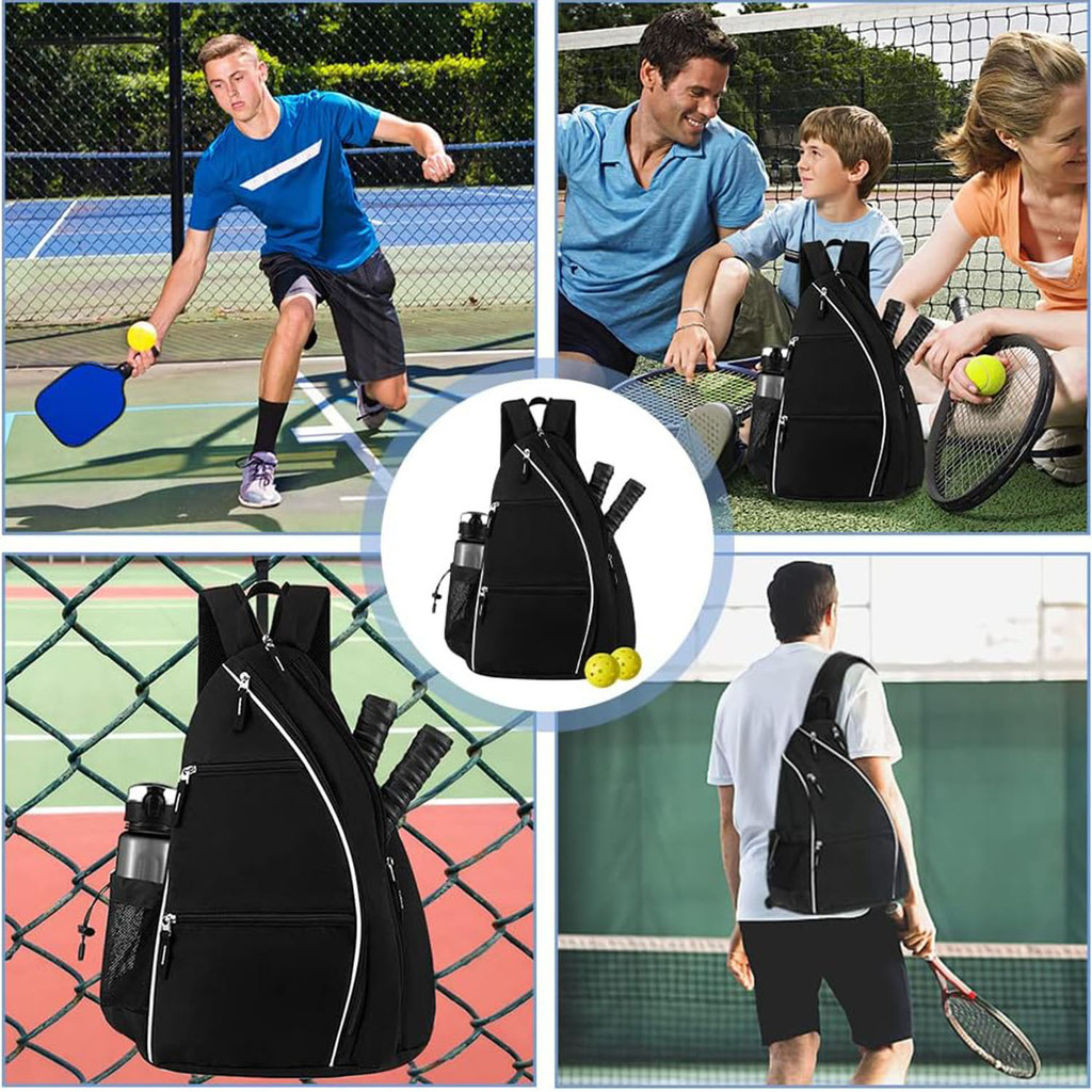 Pickleball Paddle Bag Tennis Rackets Backpack Portable Sports ...