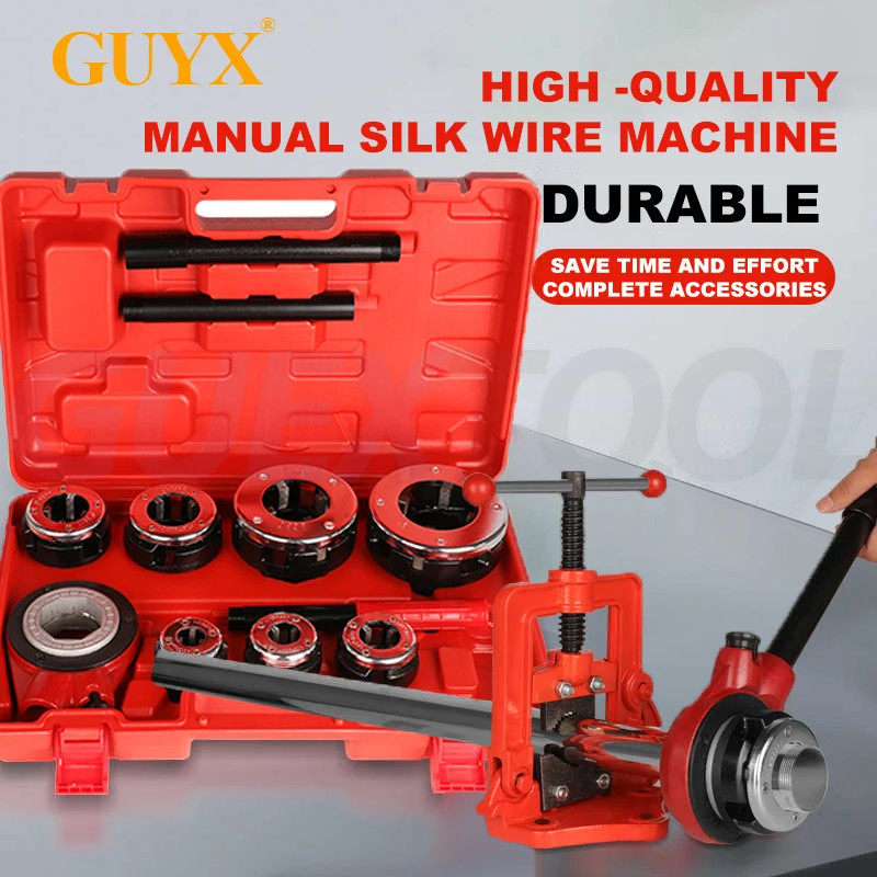 Manual Threading Machine Small Fire Pipe Threading Machine 2-inch ...