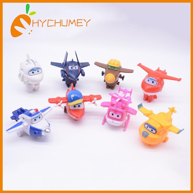 Wings Mini Super Planes Collection Vibrant Transforming Airplane Robot ...