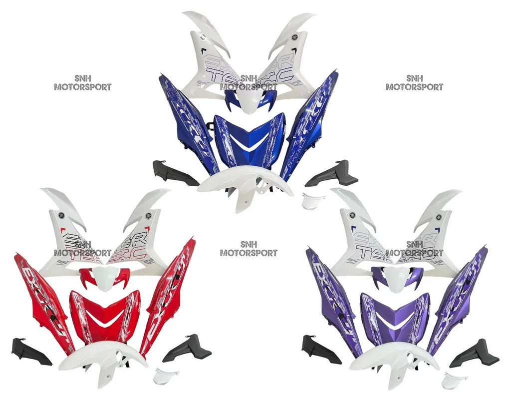 VELOZI BODY COVER SET AEROX RED BLUE PURPLE FOR Y15ZR V1/V2 | Shopee ...